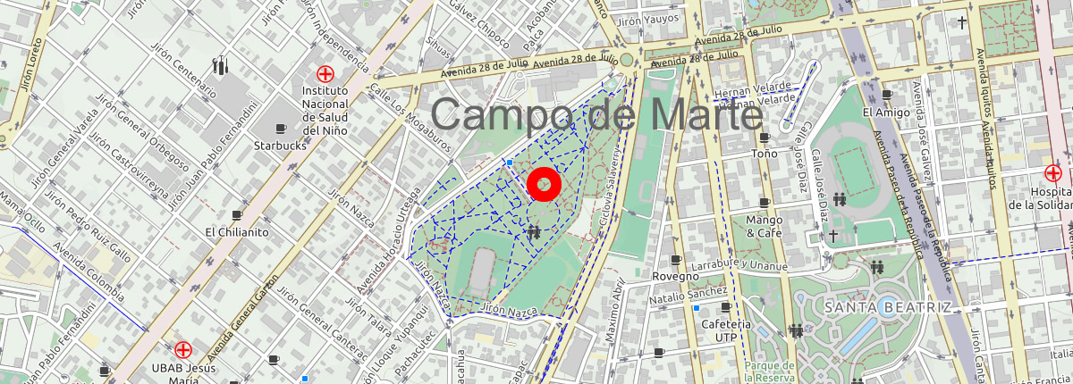 Campo de Marte in Lima Jesus Maria- mehr als nur ein Park
